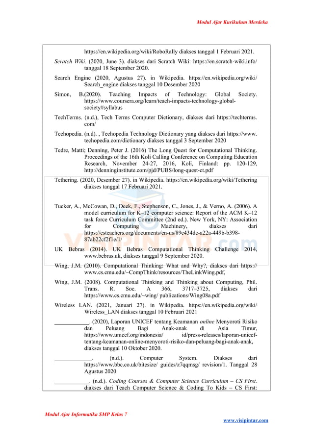 Modul Ajar INFORMATIKA SMP KELAS 7 KURMER.docx