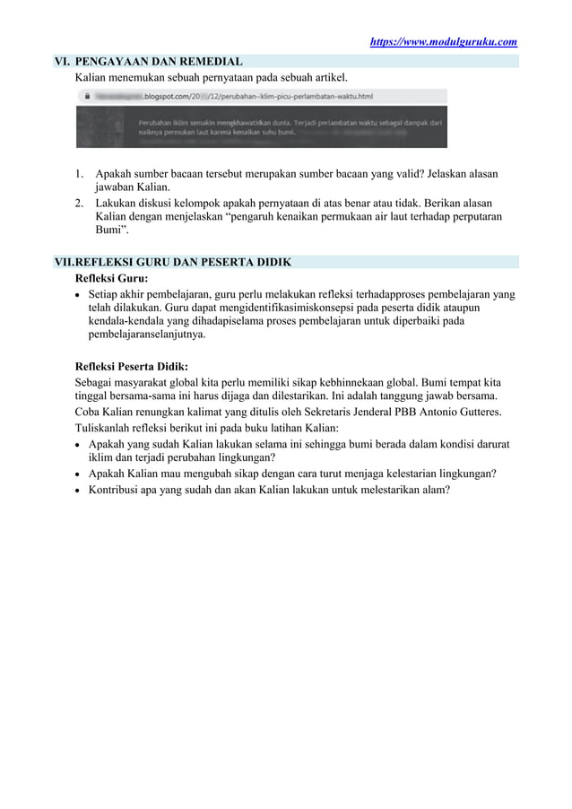 Modul Ajar IPA Biologi Kelas 10 Fase E Kurikulum Merdeka | PDF