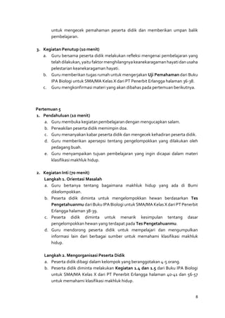 MODUL AJAR IPA BIOLOGI SMA KELAS X BAB 1.docx