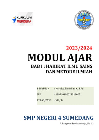 Modul Ajar IPA Kelas 7 Bab 1.docx