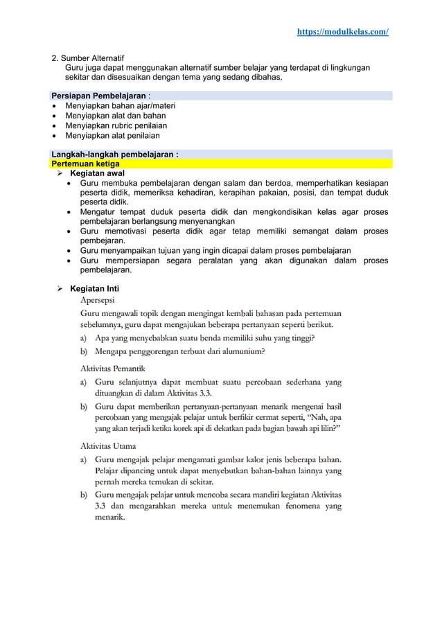 Modul Ajar IPA Kelas 7 Fase D Kurikulum Merdeka | PDF
