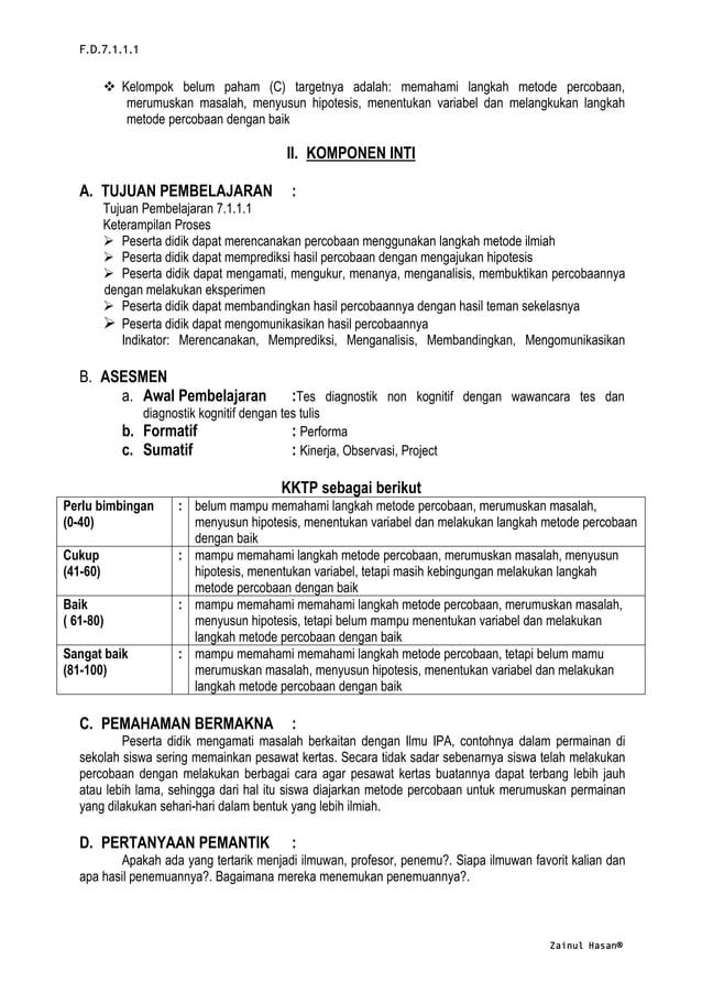 Modul Ajar IPA Kelas 7 Metode Ilmiah.pdf