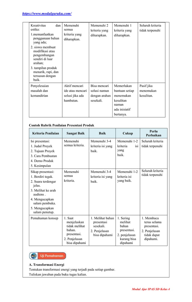 Modul Ajar IPAS Kelas 4 Fase B Kurikulum Merdeka | DOCX