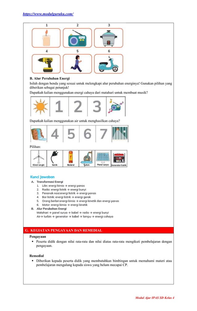 Modul Ajar IPAS Kelas 4 Fase B Kurikulum Merdeka | DOCX