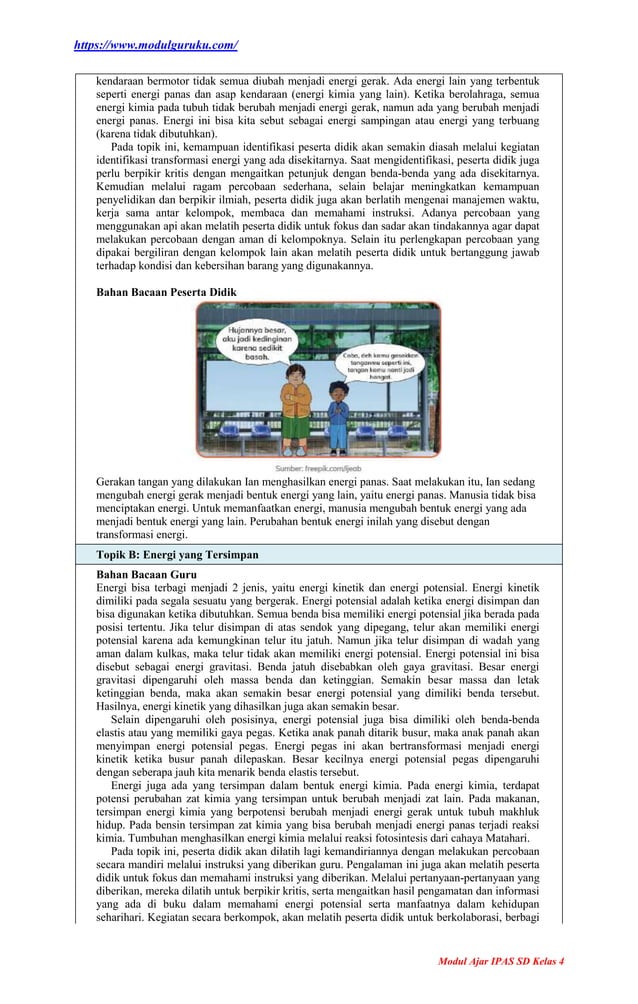 Modul Ajar IPAS Kelas 4 Fase B Kurikulum Merdeka | DOCX