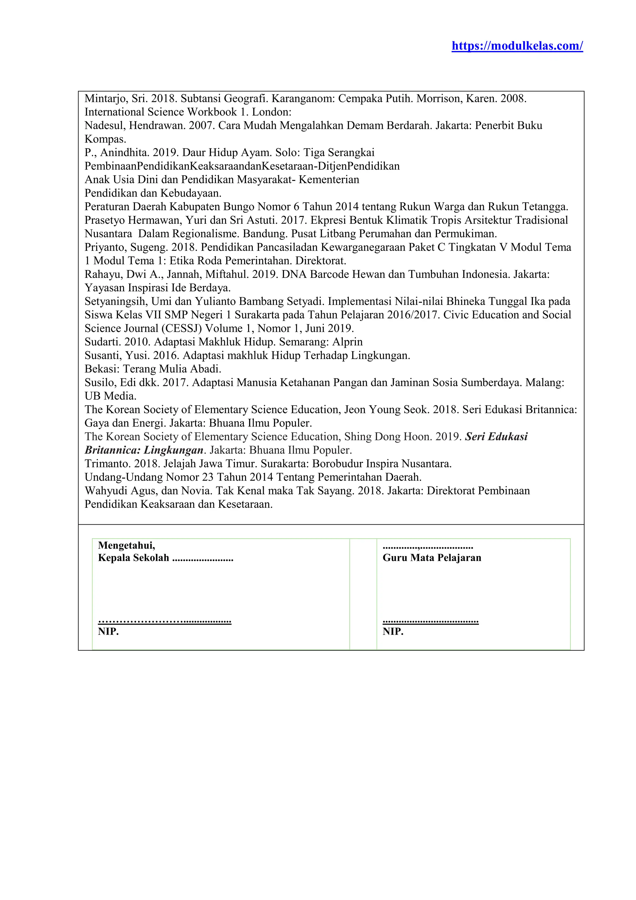 Modul Ajar IPAS Kelas 3 Fase B Kurikulum Merdeka | PDF