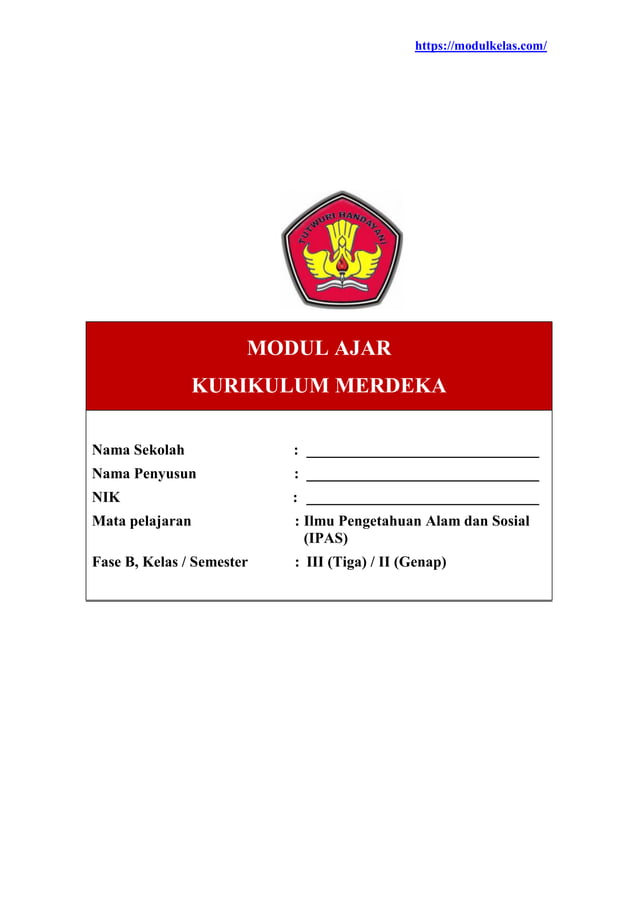 Modul Ajar IPAS Kelas 3 Fase B Kurikulum Merdeka | PDF