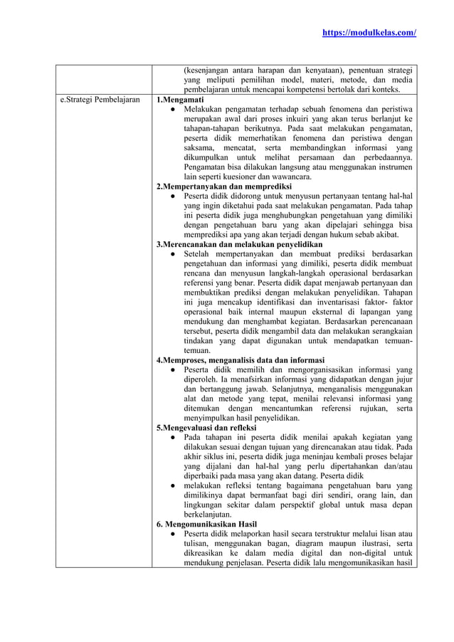 Modul Ajar IPAS Kelas 3 Fase B Kurikulum Merdeka | PDF