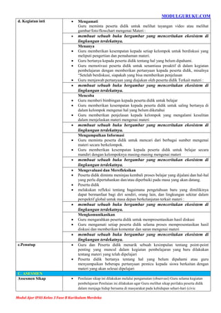 Modul Ajar IPAS Kelas 3 Fase B Kurikulum Merdeka | PDF