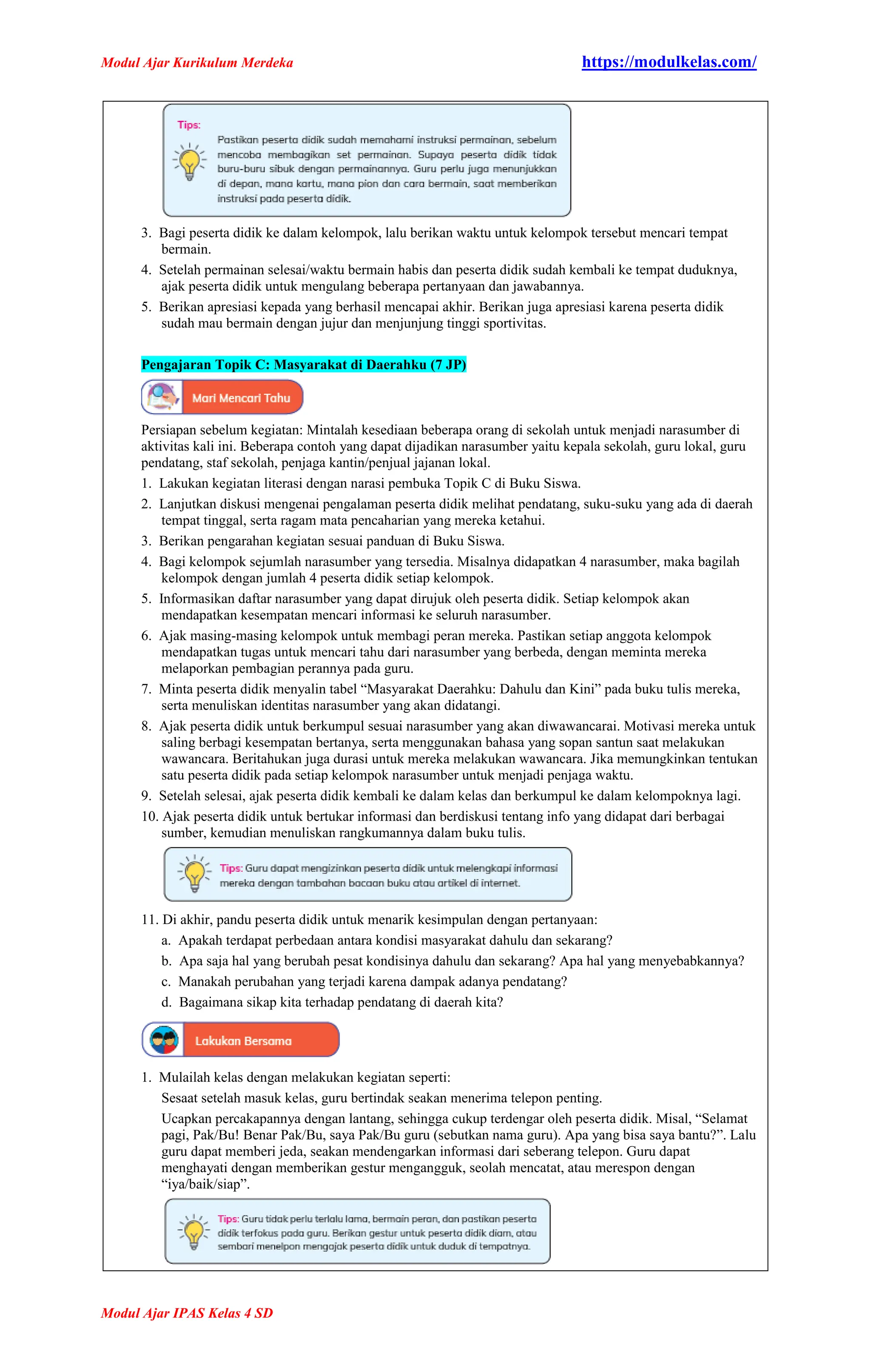 Modul Ajar IPAS Kelas 4 Fase B Kurikulum Merdeka | PDF