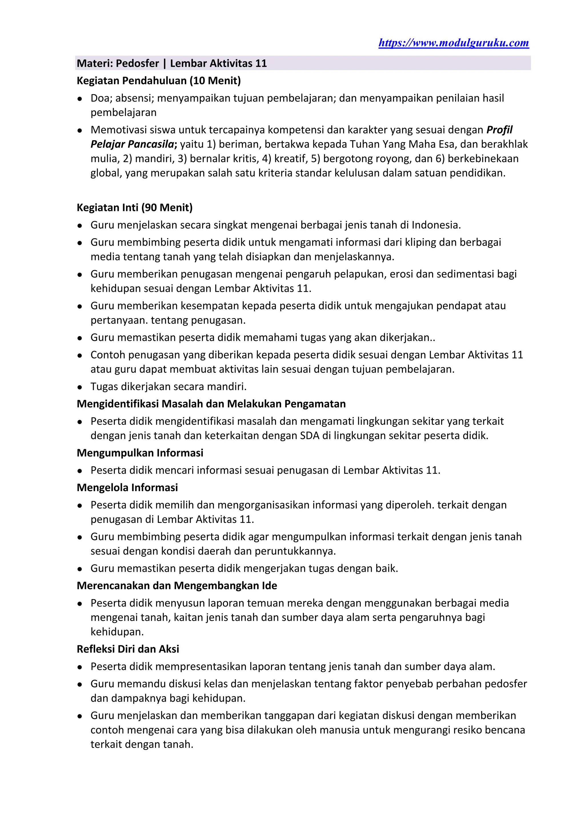 Modul Ajar IPS Geografi Kelas 10 SMA Fase E | PDF