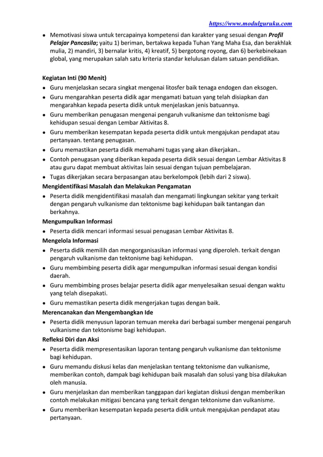 Modul Ajar IPS Geografi Kelas 10 SMA Fase E | PDF