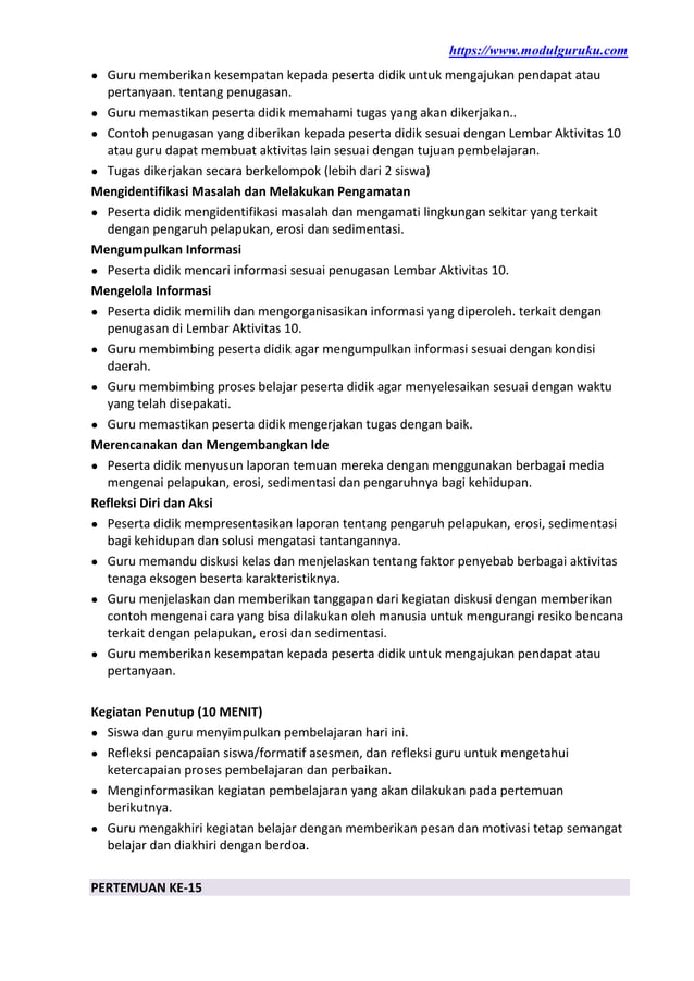 Modul Ajar IPS Geografi Kelas 10 SMA Fase E | PDF