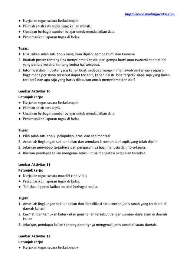 Modul Ajar IPS Geografi Kelas 10 SMA Fase E | PDF