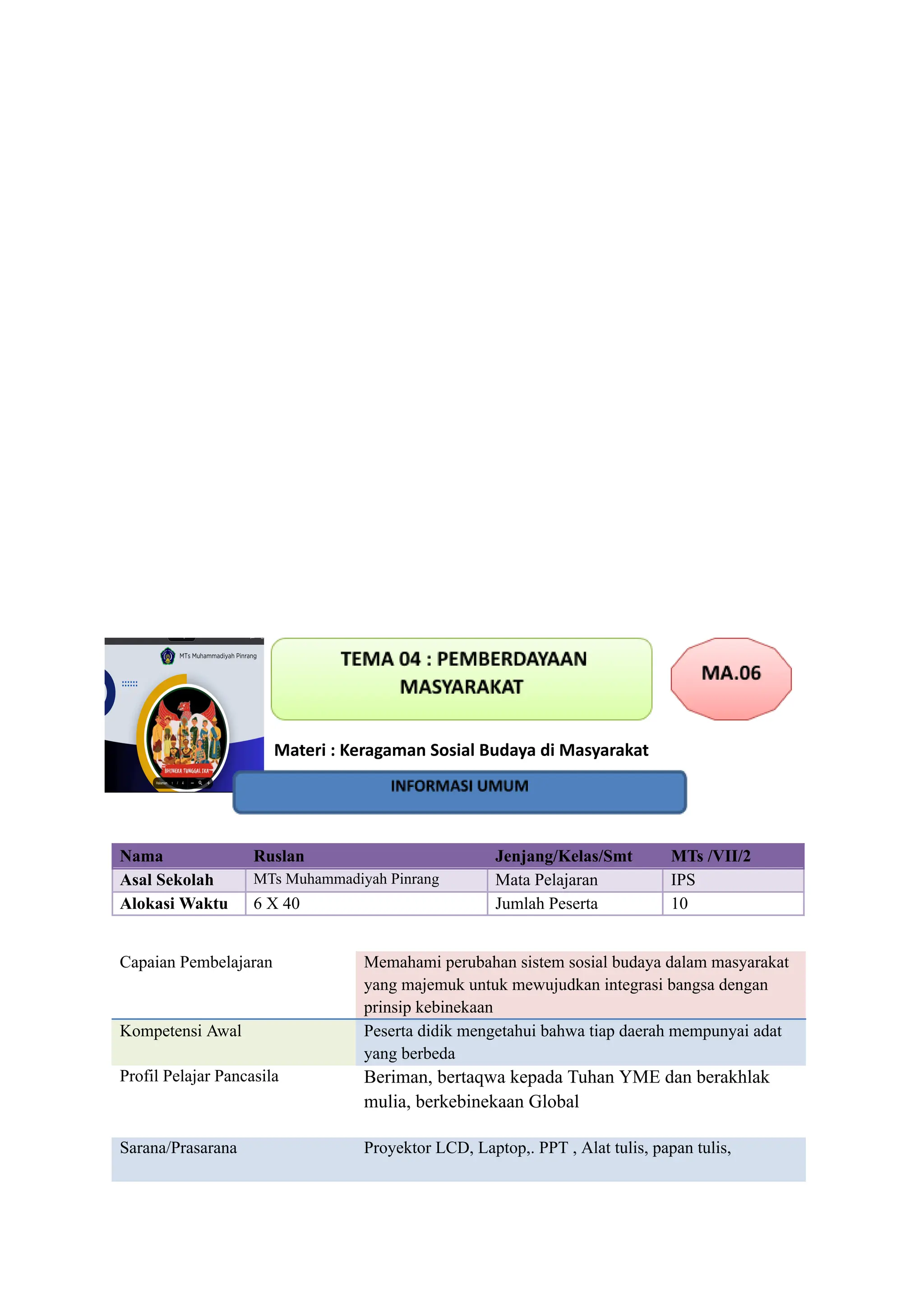 MODUL AJAR IPS KELAS 7 Semester dua 2.pdf