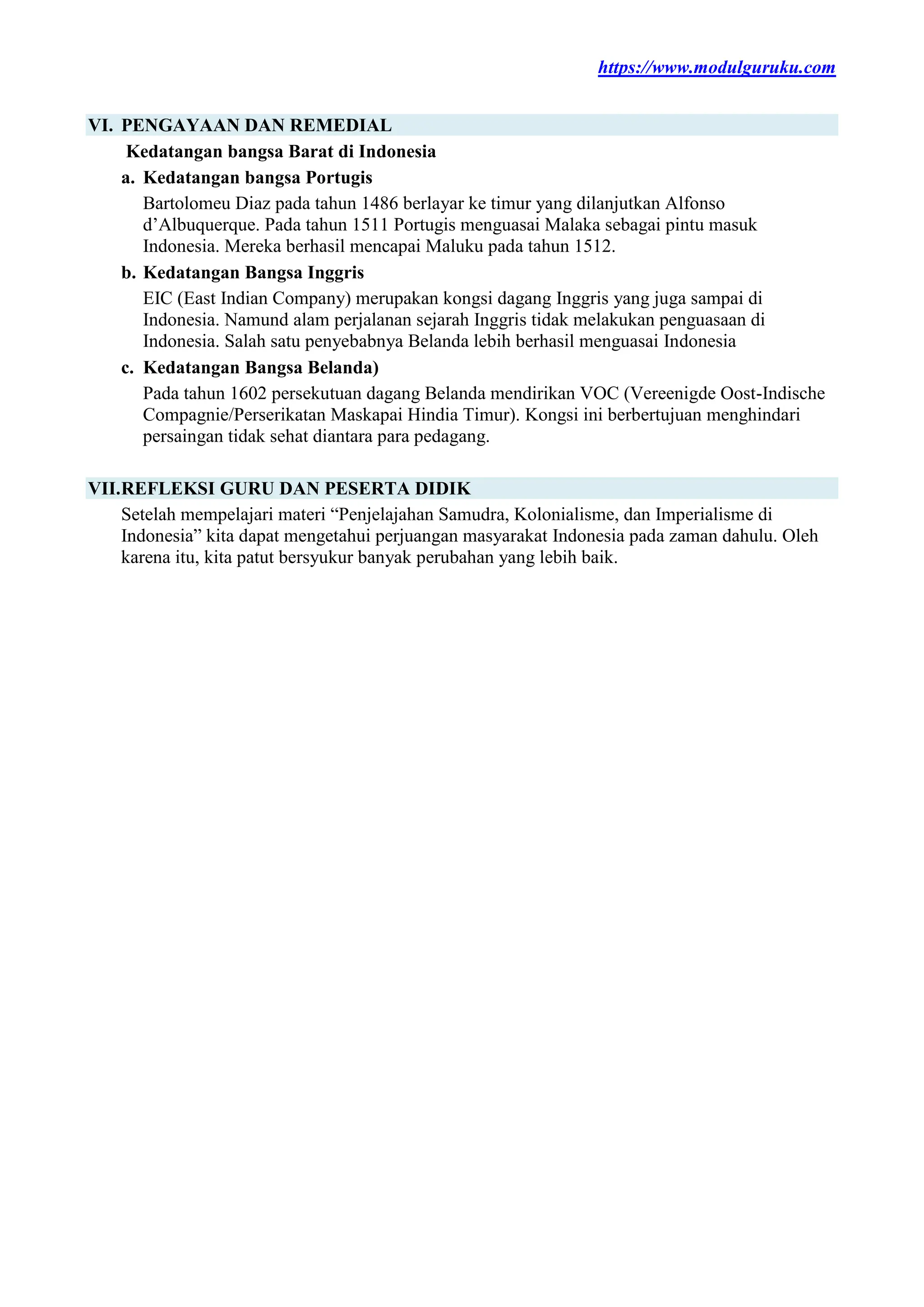 Modul Ajar IPS Kelas 8 SMP Fase D | DOCX