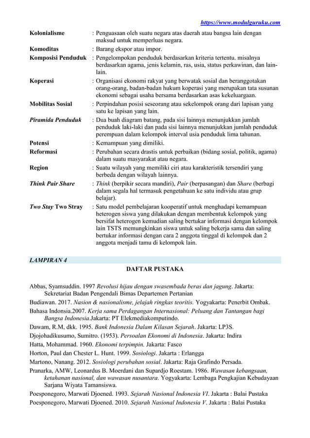 Modul Ajar IPS Kelas 8 SMP Fase D | DOCX