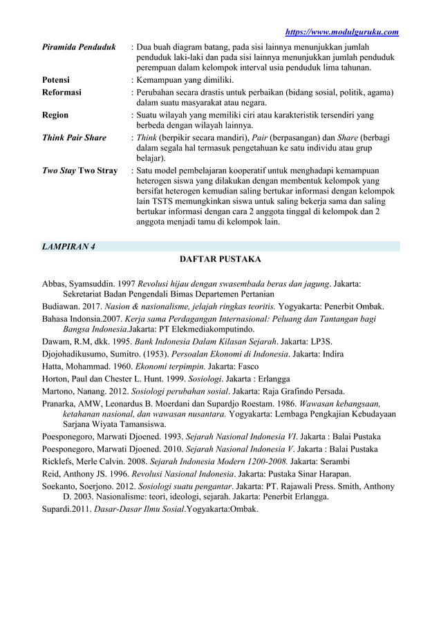 Modul Ajar IPS Kelas 8 SMP Fase D | DOCX