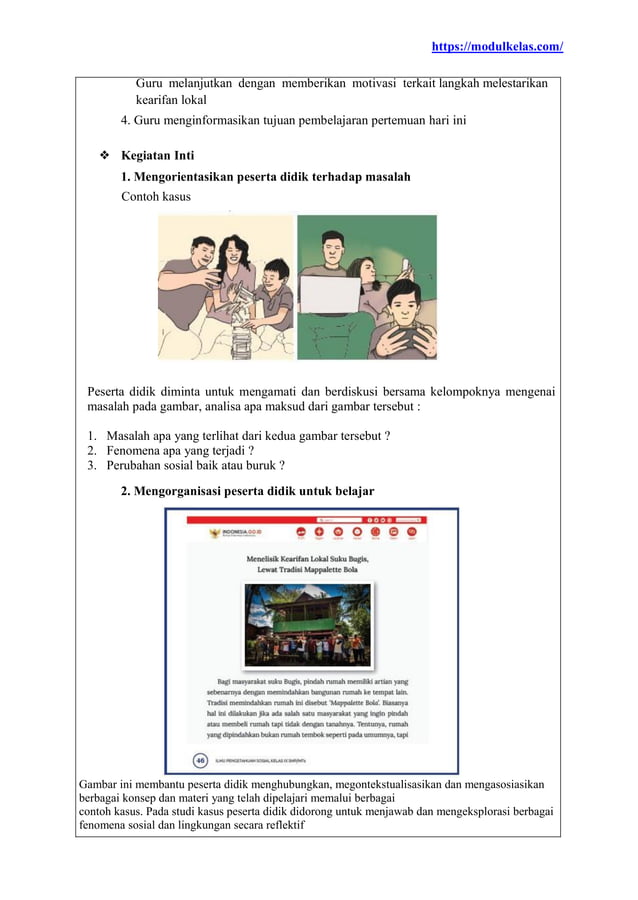 Modul Ajar IPS Kelas 9 Fase D Kurikulum Merdeka | PDF