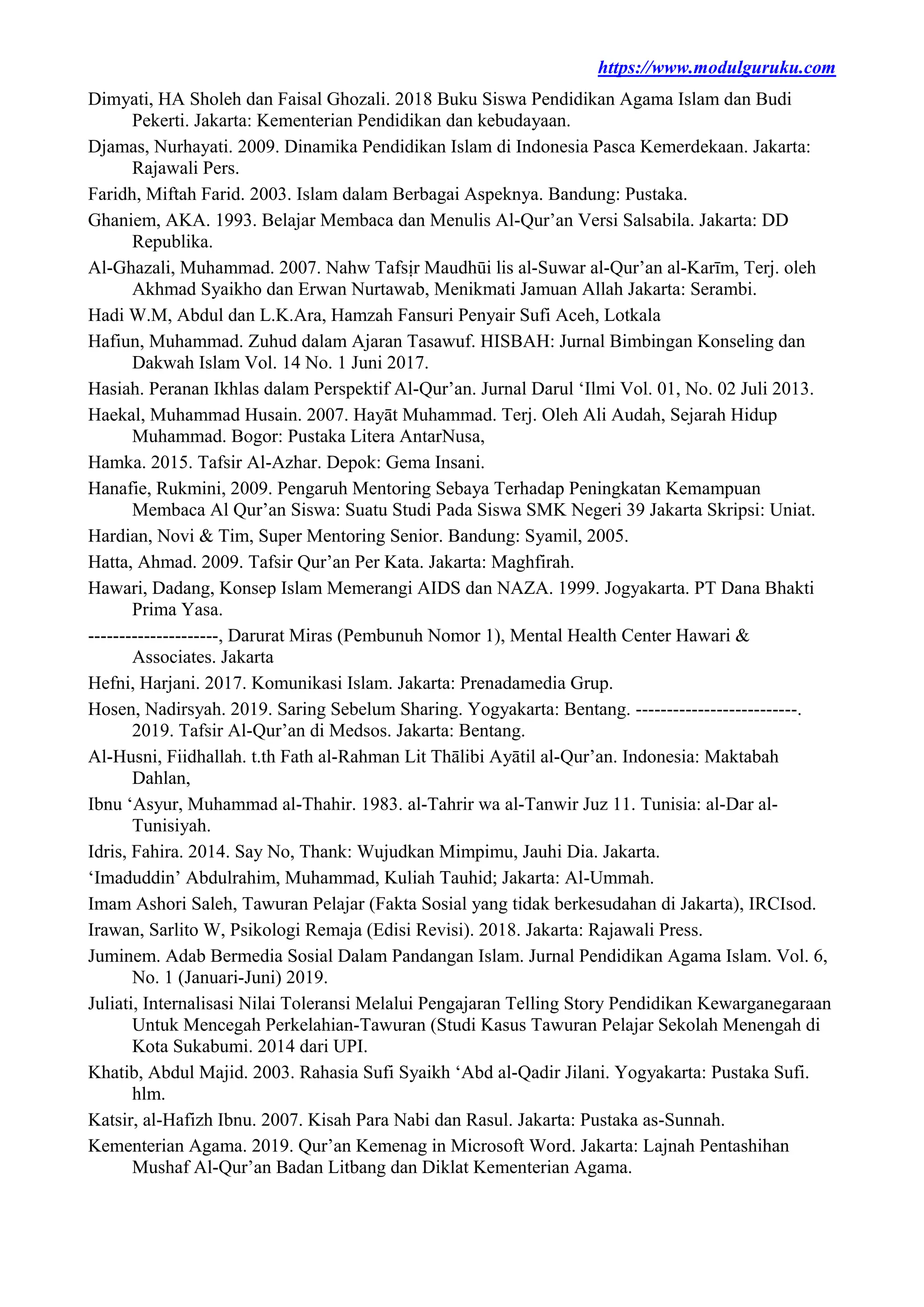 Modul Ajar Kelas 11 PAI Budi Pekerti Fase F.pdf