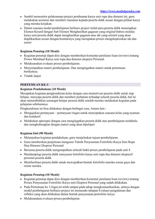 Modul Ajar Kelas 11 Seni Rupa Fase F Kurikulum Merdeka | PDF