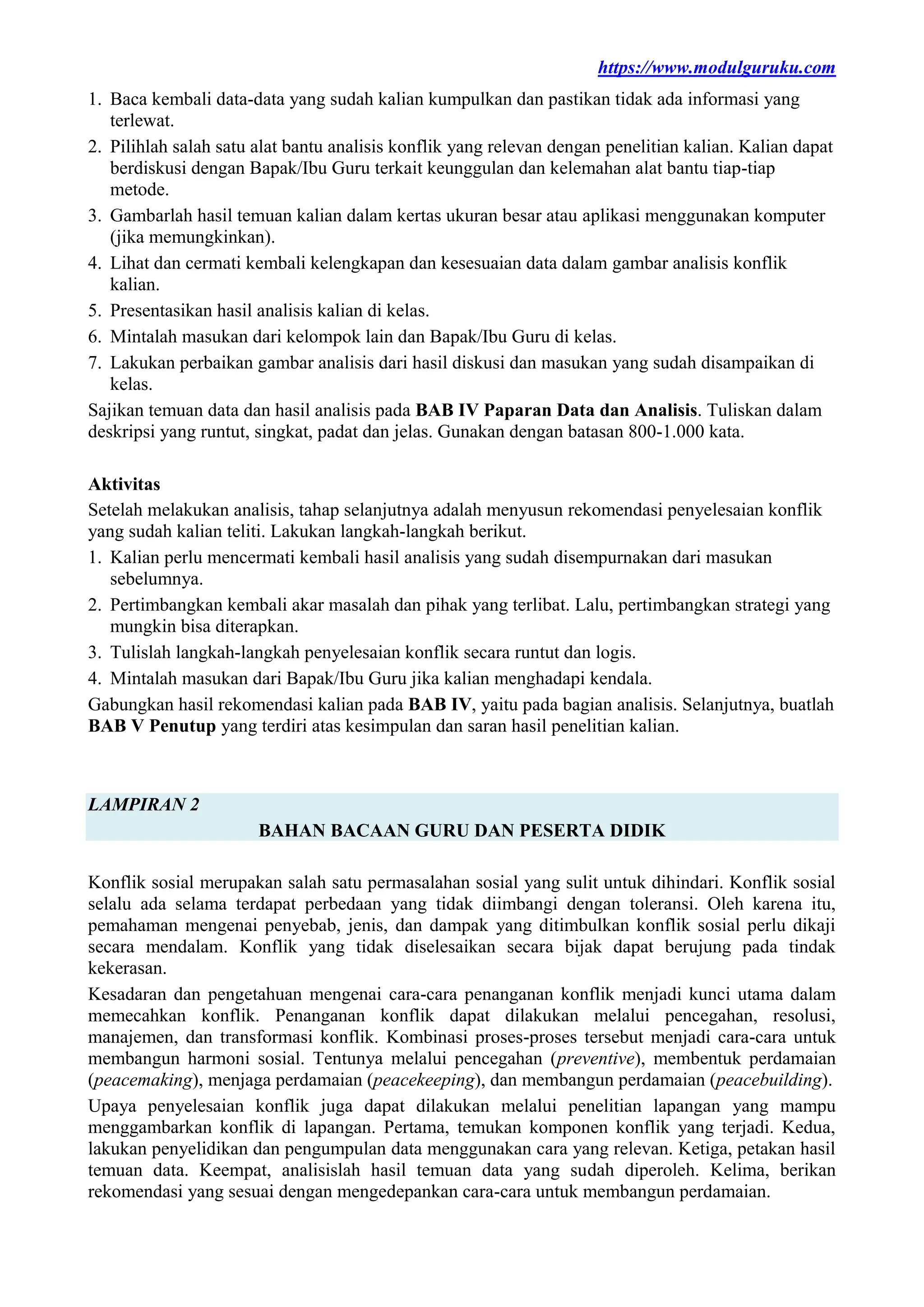 Modul Ajar Kelas 11 Sosiologi Fase F Kurikulum Merdeka | PDF