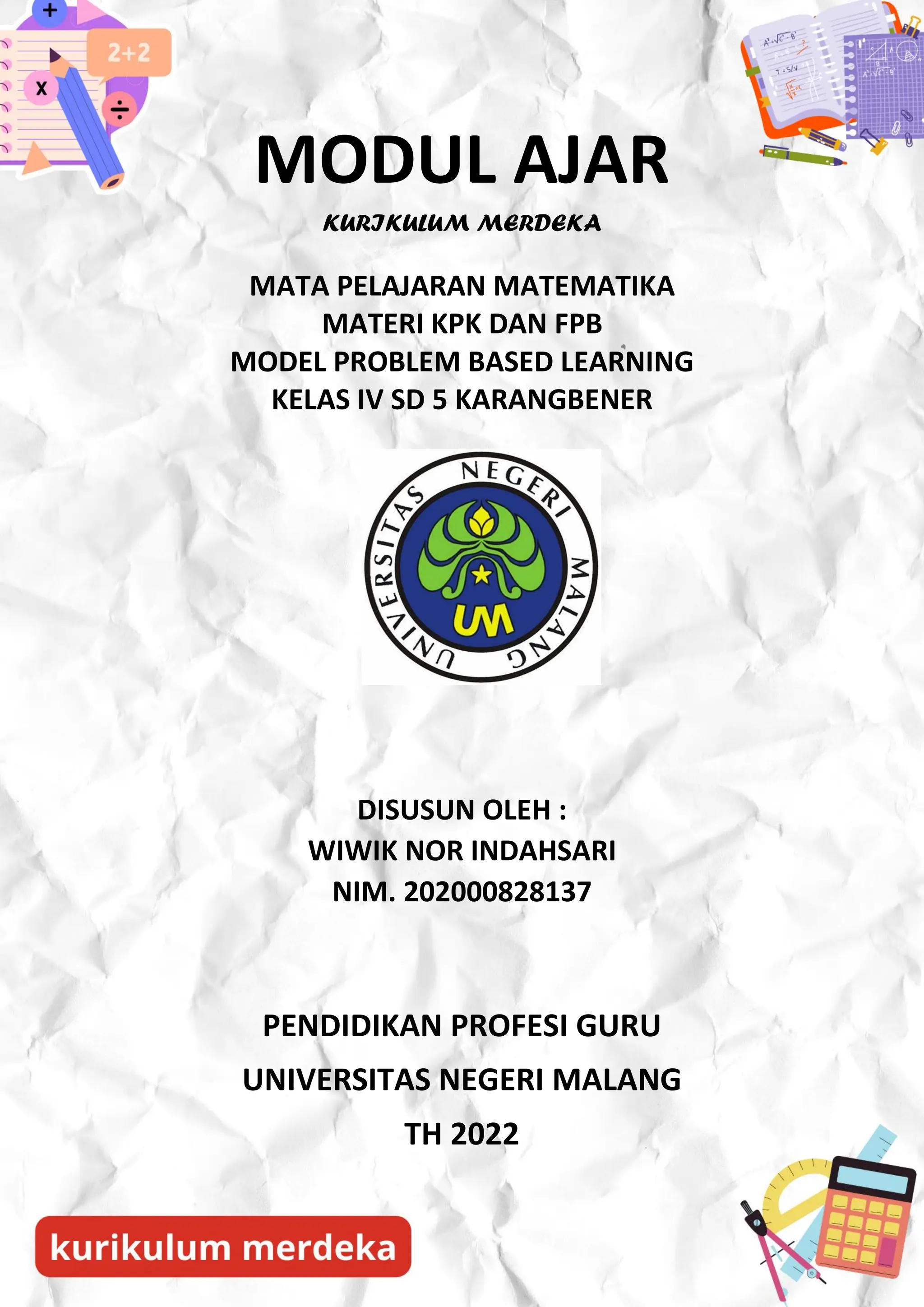 Modul Ajar Kelas 5 kpk dan fpb kurikulum merdeka.pdf