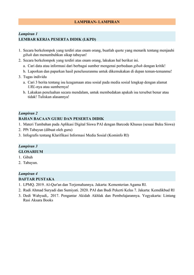 Modul Ajar Kelas 7 PAI - Bab 8 Fase D.docx