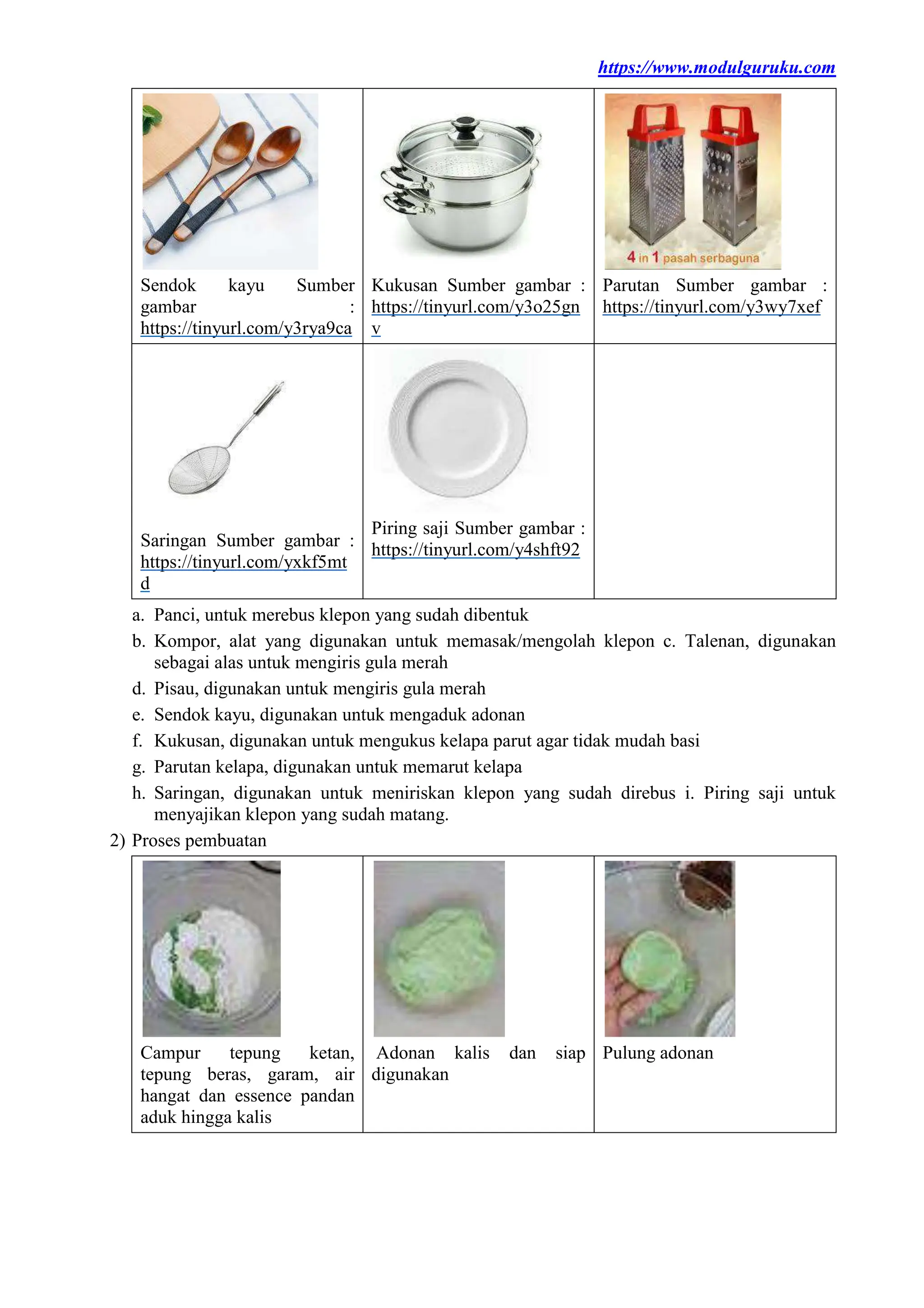 Modul Ajar Kelas 8 SMP Prakarya Pengolahan Fase D | DOCX