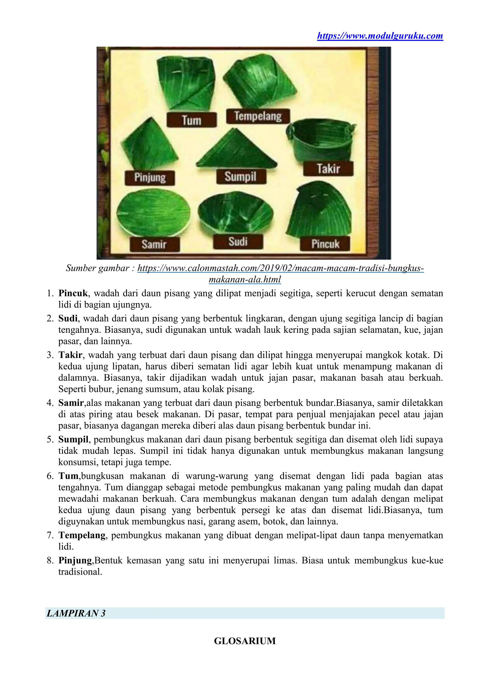 Modul Ajar Kelas 8 SMP Prakarya Pengolahan Fase D | DOCX