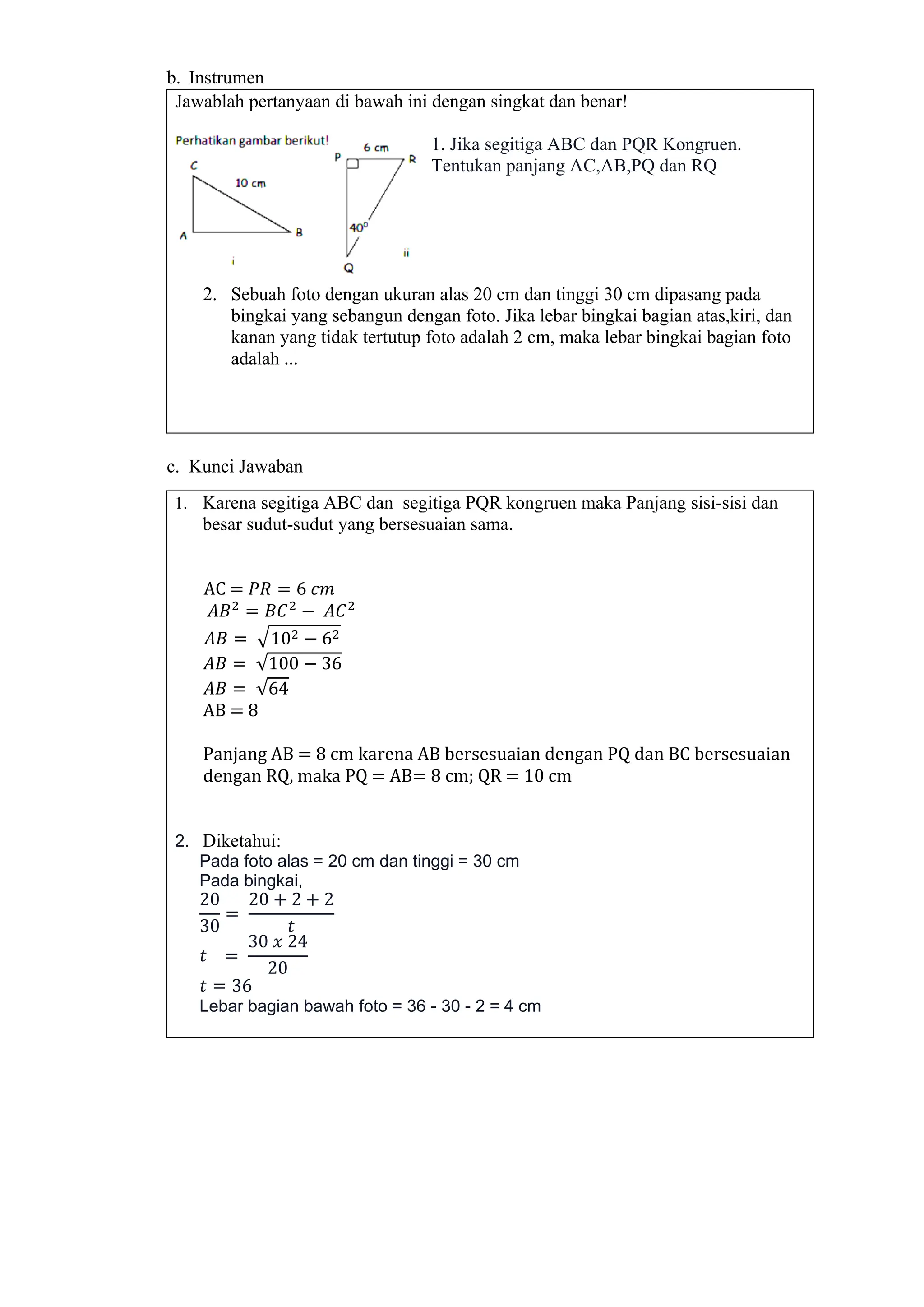 Modul Ajar Kelas 9 Kesebangunan dan Kongruen.pdf