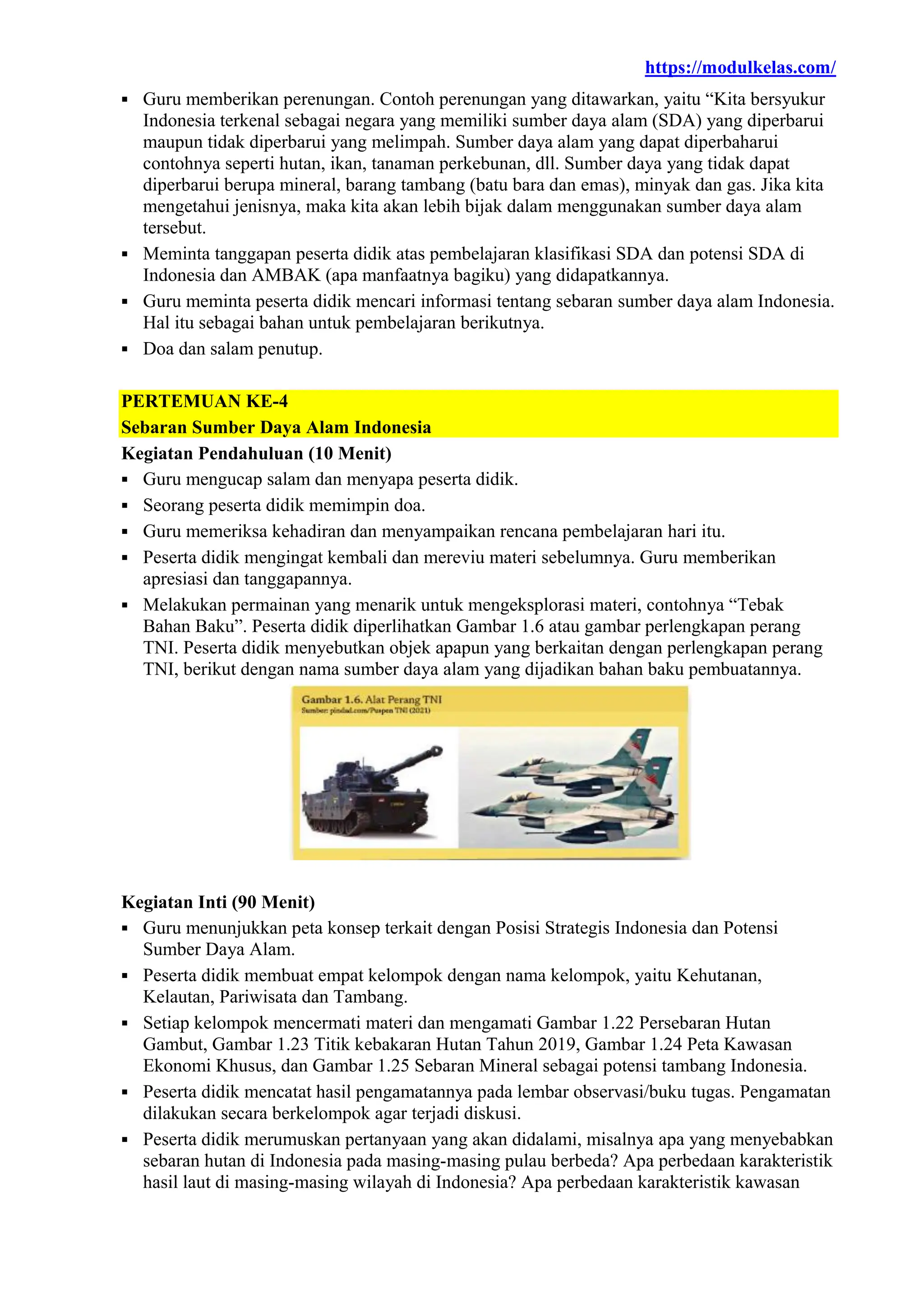 Modul Ajar Geografi Kelas 11 SMA/MA Fase F Kurikulum Merdeka | PDF