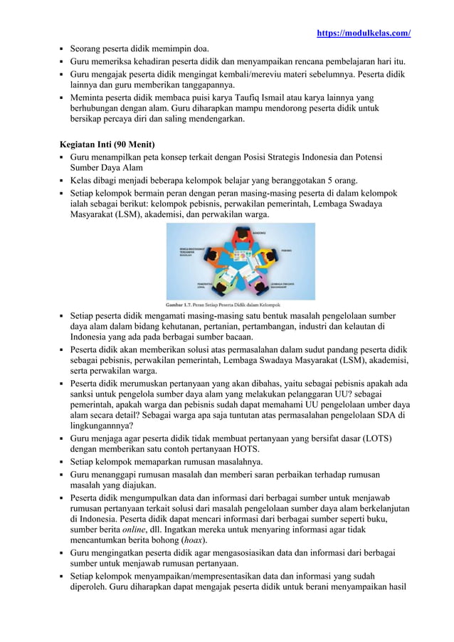 Modul Ajar Geografi Kelas 11 SMA/MA Fase F Kurikulum Merdeka | PDF