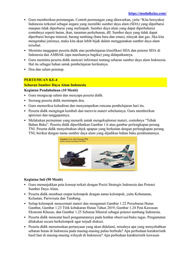 Modul Ajar Geografi Kelas 11 SMA/MA Fase F Kurikulum Merdeka | PDF