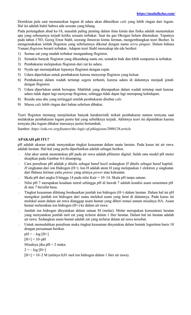 Modul Ajar Kimia Kelas 10 SMA/MA Fase E Kurikulum Merdeka | PDF