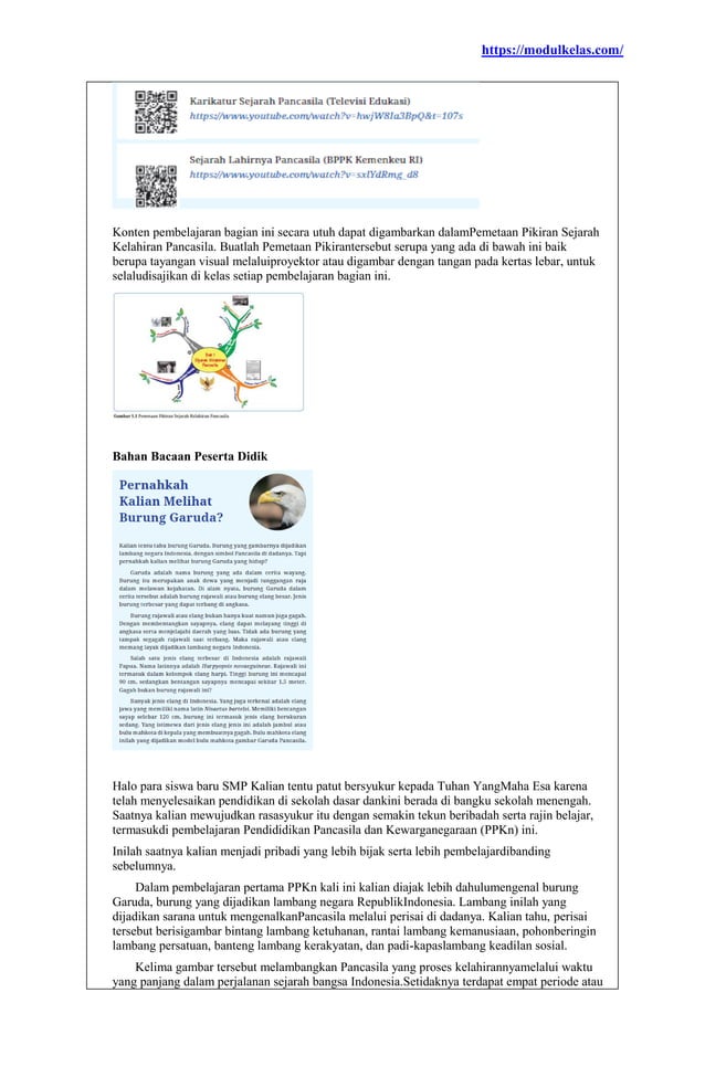Modul Ajar Pendidikan Pancasila Kelas 7 SMP/MTs Fase D Kurikulum ...