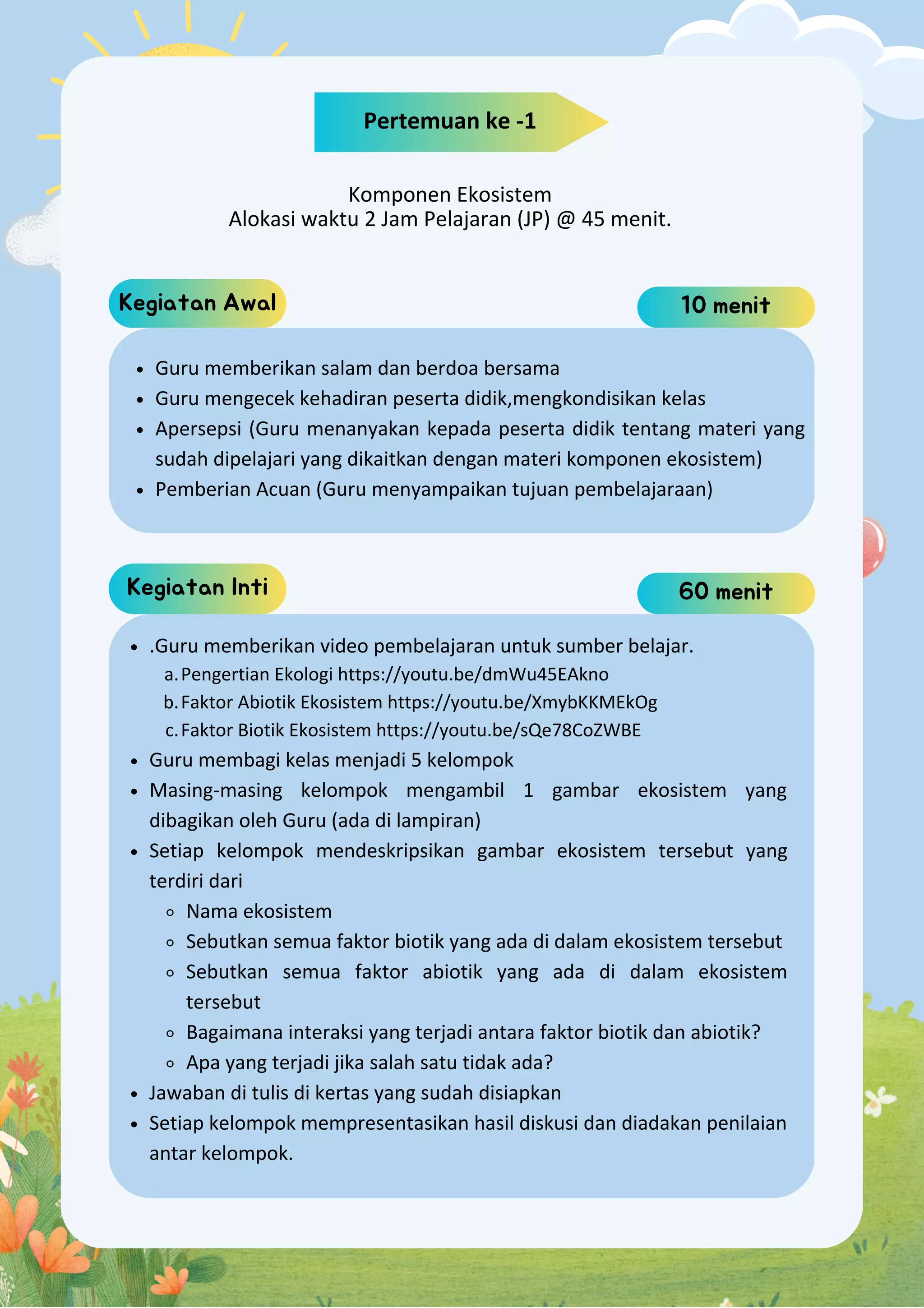 Modul Ajar ekosistem SMA | PDF