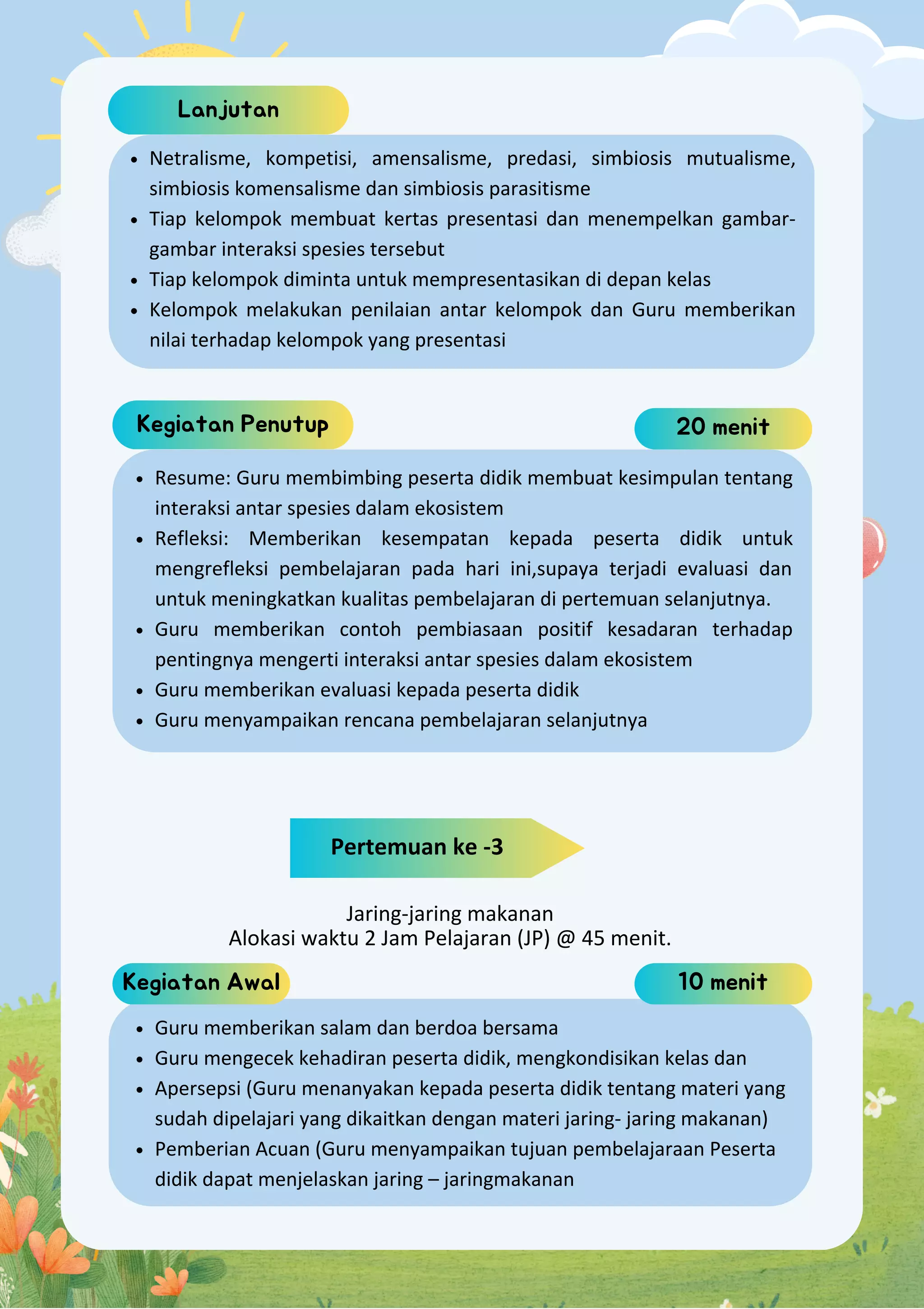 Modul Ajar ekosistem SMA | PDF