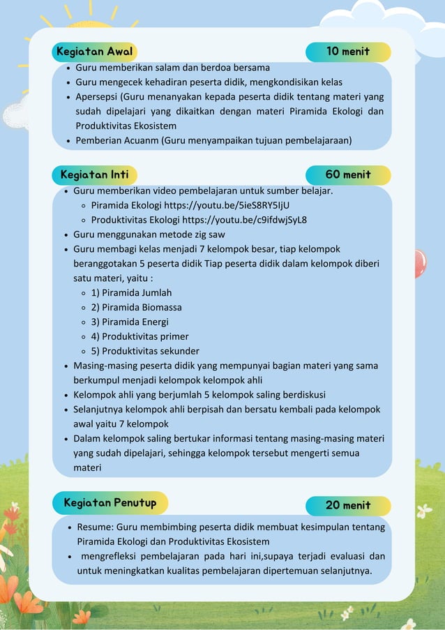 Modul Ajar ekosistem SMA | PDF