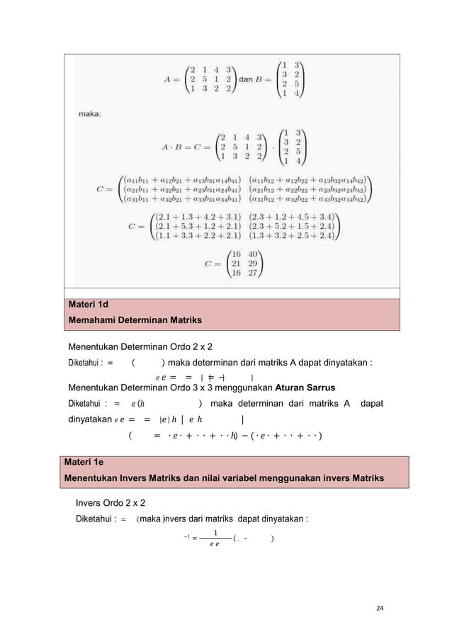 Modul Ajar Matematika - Penerapan Matriks dalam Masalah Kelistrikan XI ...