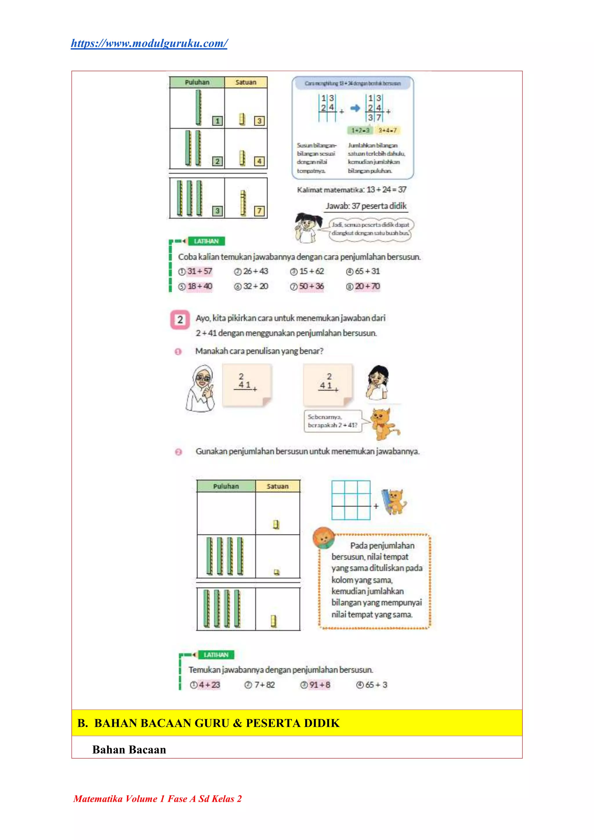 MODUL AJAR MATEMATIKA KELAS 2 BAB 4 KURIKULUM MERDEKA.docx