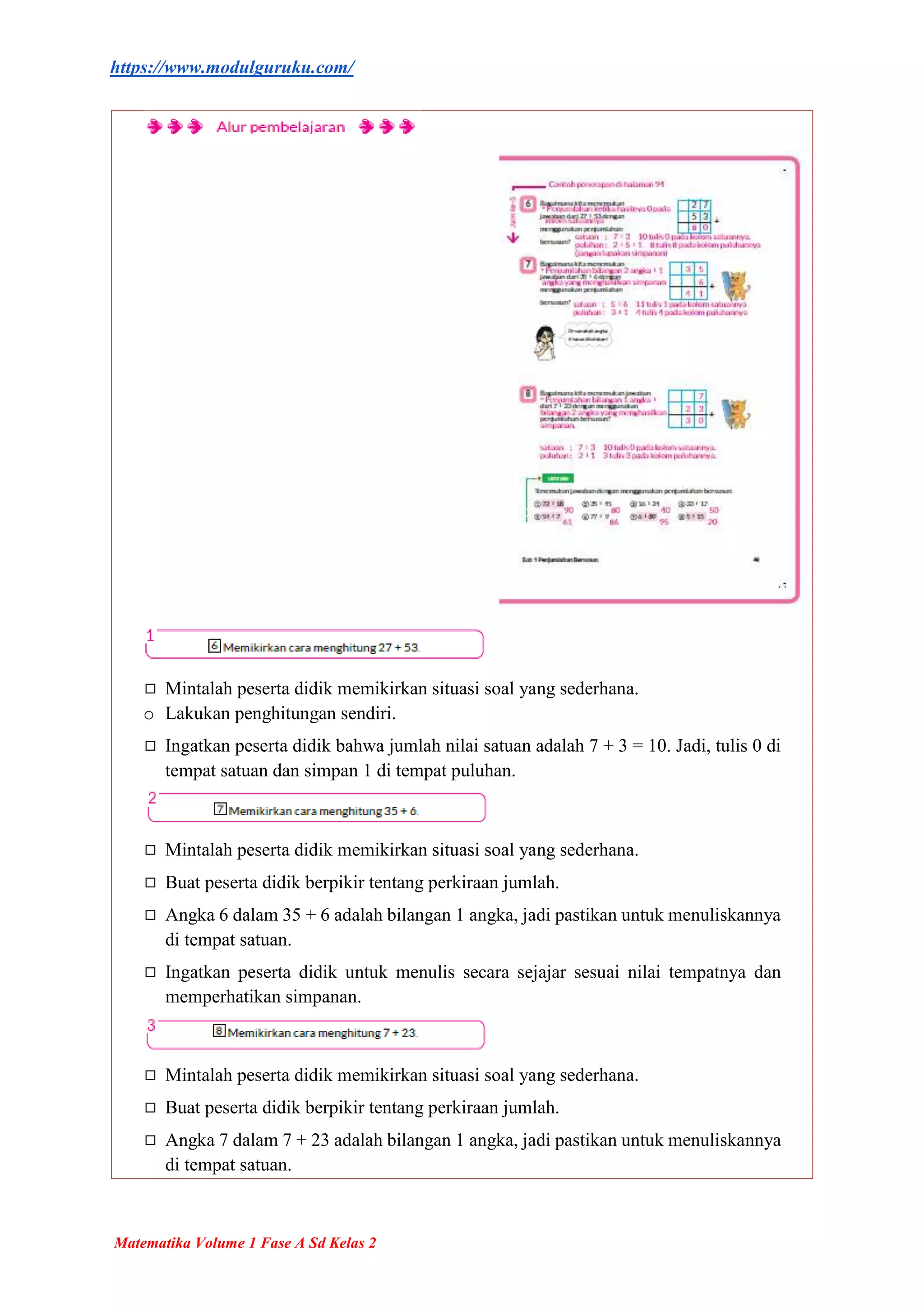 MODUL AJAR MATEMATIKA KELAS 2 BAB 4 KURIKULUM MERDEKA.docx