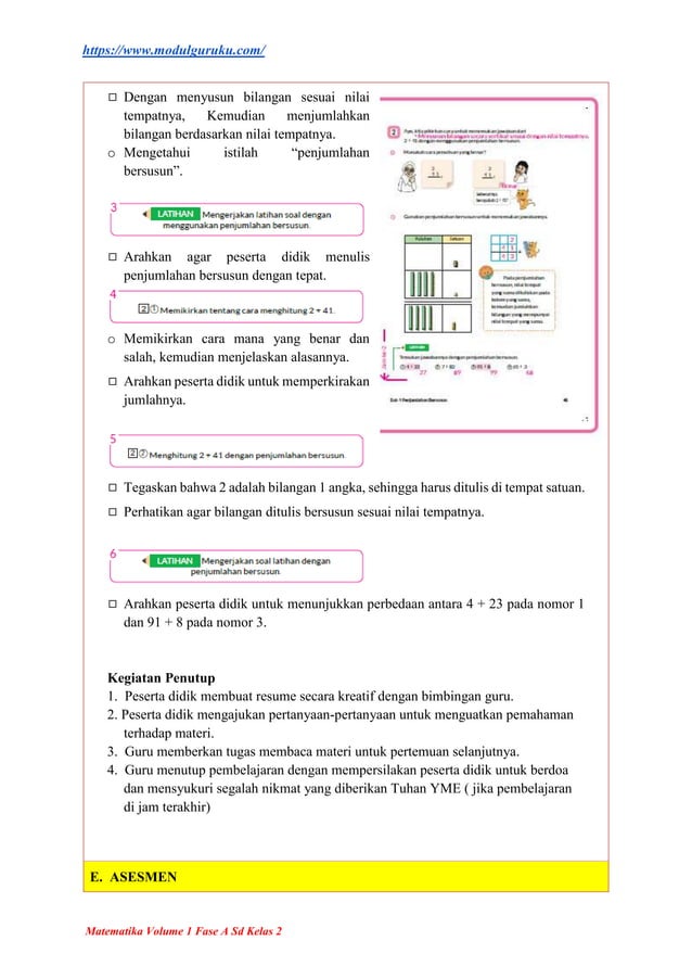 MODUL AJAR MATEMATIKA KELAS 2 BAB 4 KURIKULUM MERDEKA.docx