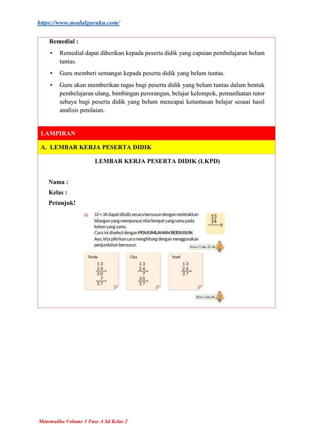 MODUL AJAR MATEMATIKA KELAS 2 BAB 4 KURIKULUM MERDEKA.docx