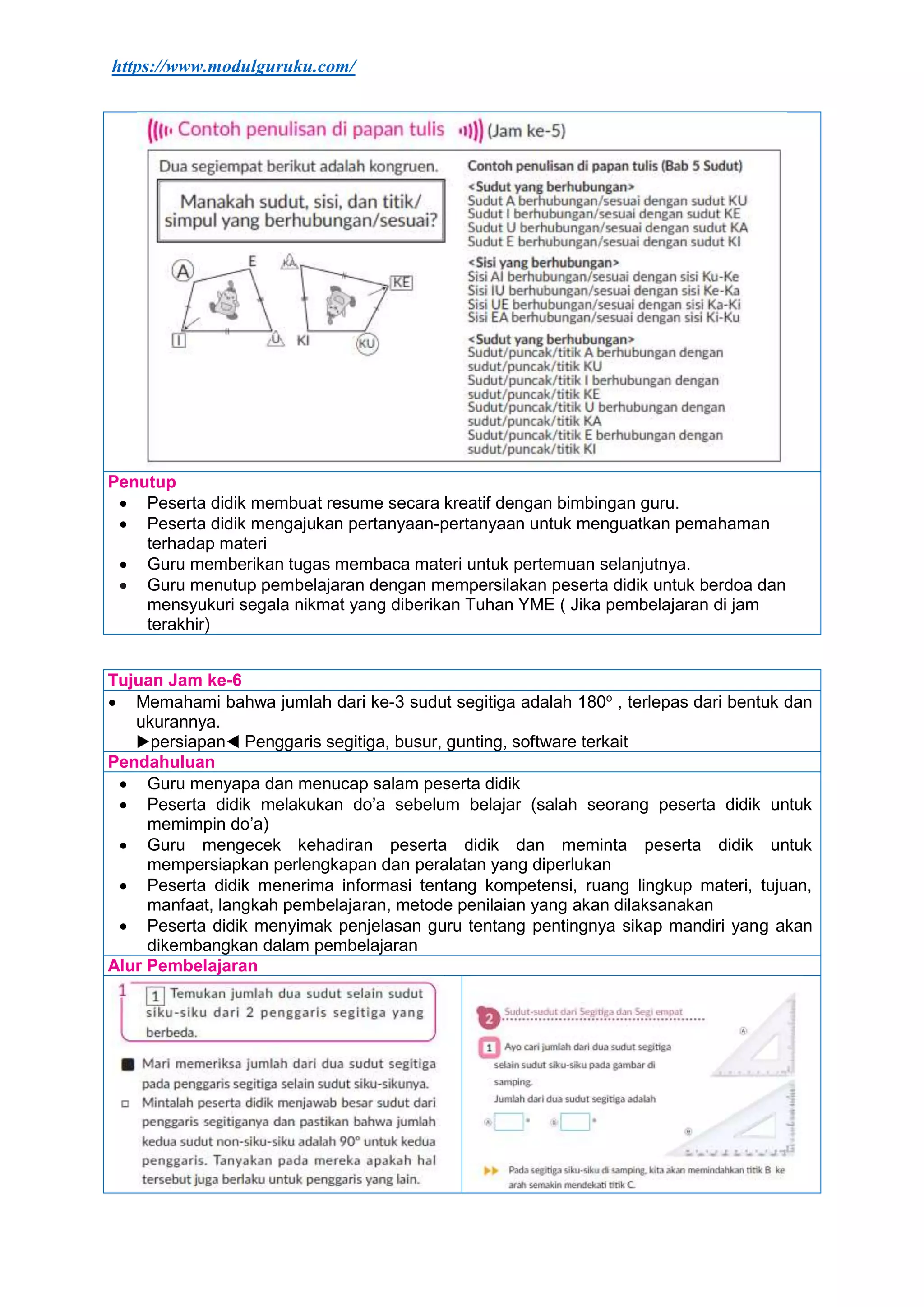MODUL AJAR MATEMATIKA KELAS 5 BAB 4 KURIKULUM MERDEKA.docx
