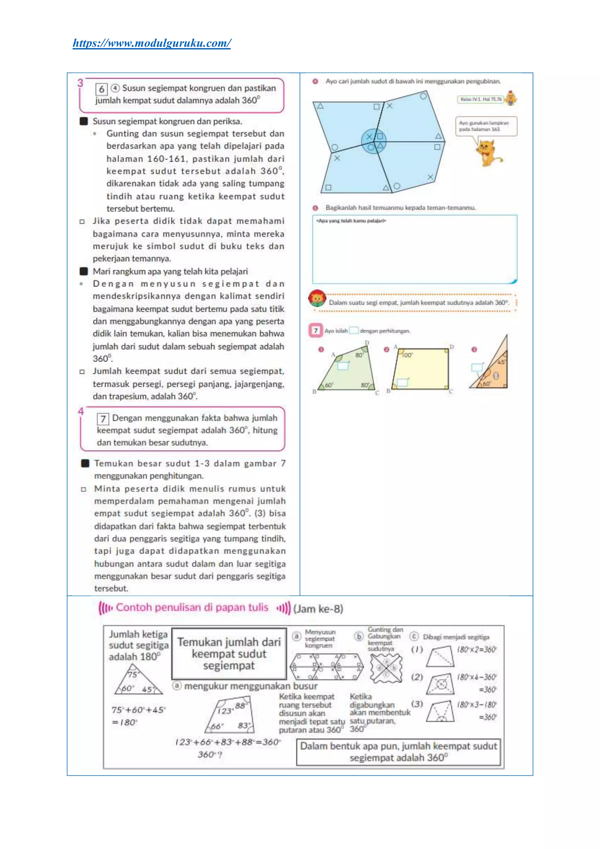 MODUL AJAR MATEMATIKA KELAS 5 BAB 4 KURIKULUM MERDEKA.docx