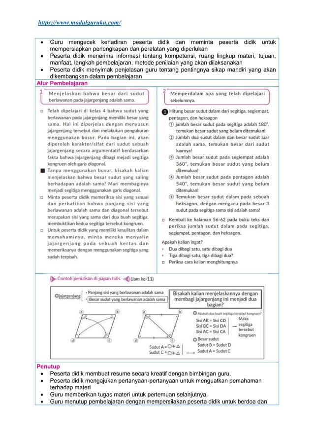 MODUL AJAR MATEMATIKA KELAS 5 BAB 4 KURIKULUM MERDEKA.docx