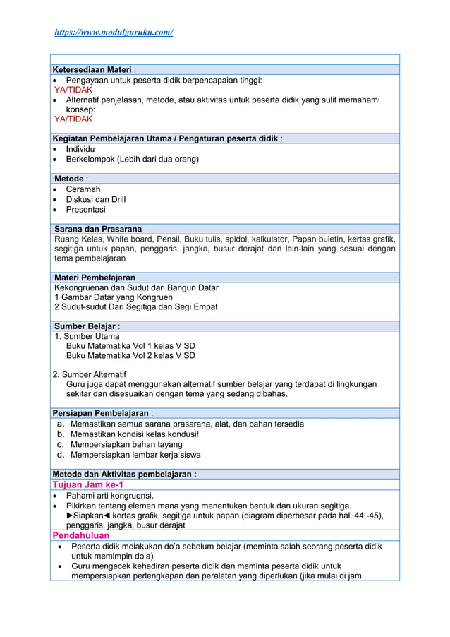 MODUL AJAR MATEMATIKA KELAS 5 BAB 4 KURIKULUM MERDEKA.docx