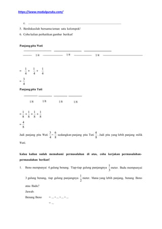 MODUL AJAR MATEMATIKA KELAS 5 FASE C | DOC