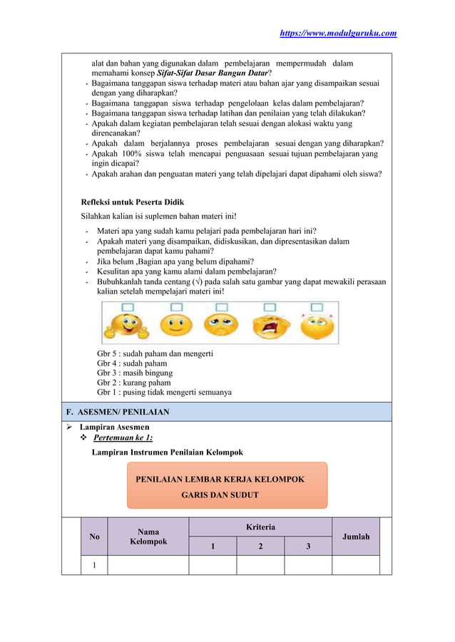 Modul Ajar Matematika Kelas 7 Bab 5 Fase D | DOC